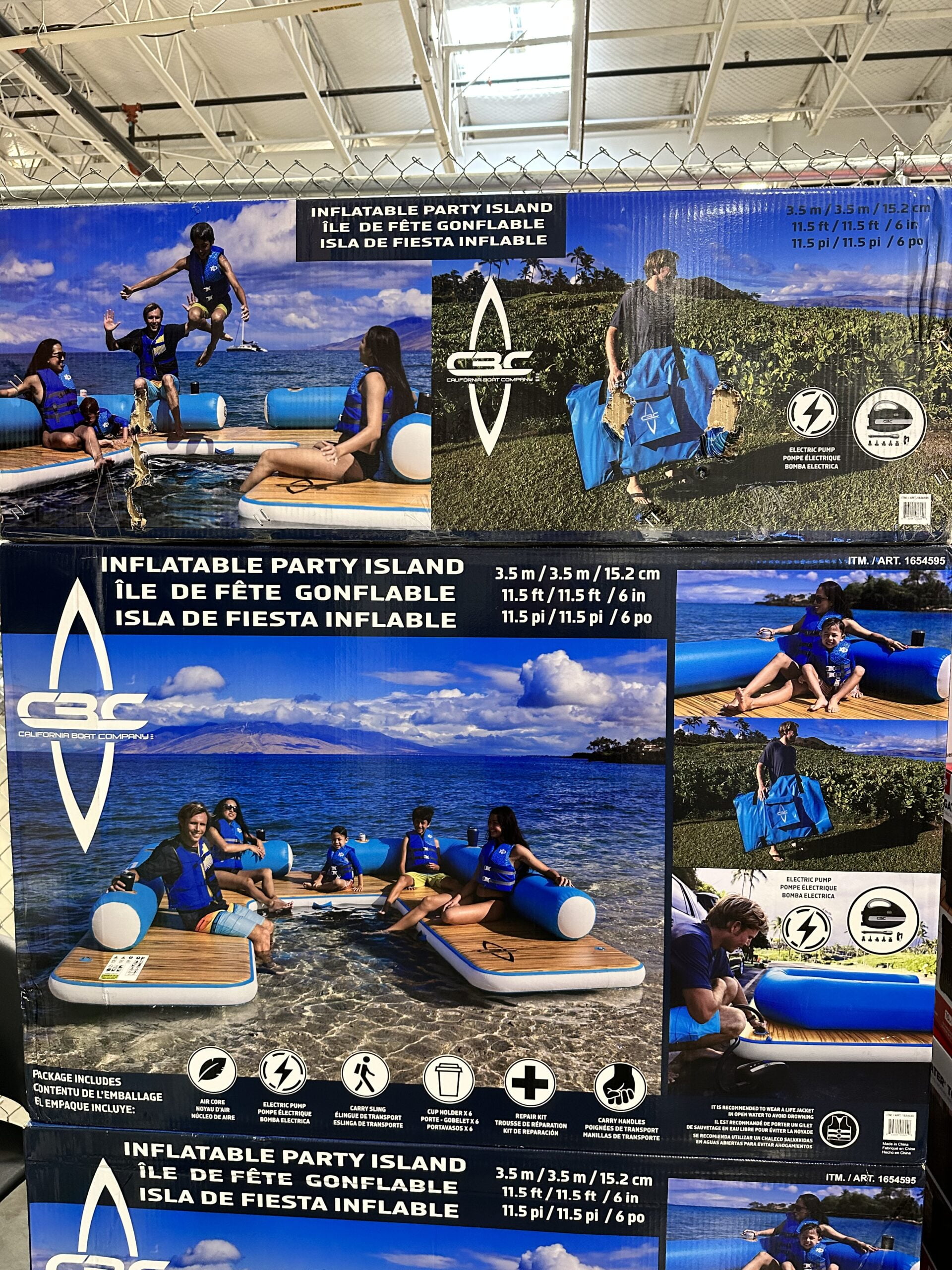🏝️ California Boat Co Inflatable Island - Costco Deals