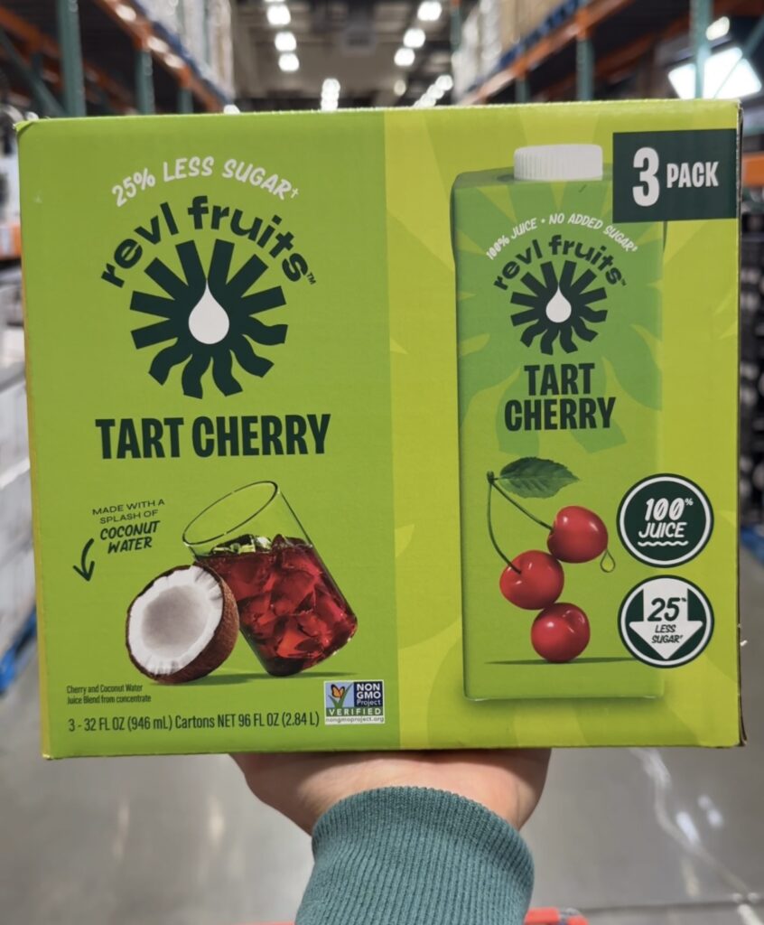 🍒 Revl FruitsTM Tart Cherry Juice 3-pack is now available in Costco ...