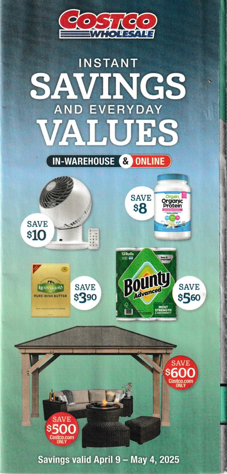 April 2025 Costco Savings Book! 4/9-5/4 - Costco Deals